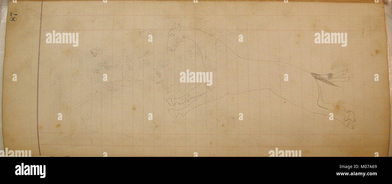 A ledger drawing, details unspecified. Medium: Not specified ...