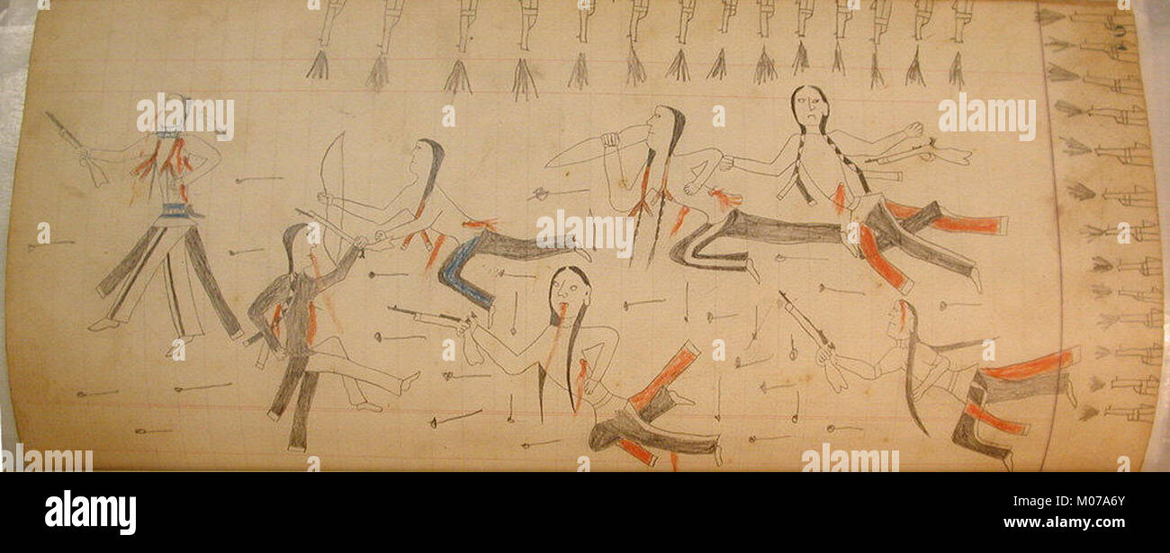 This ledger drawing, part of the MET collection, represents detailed ...