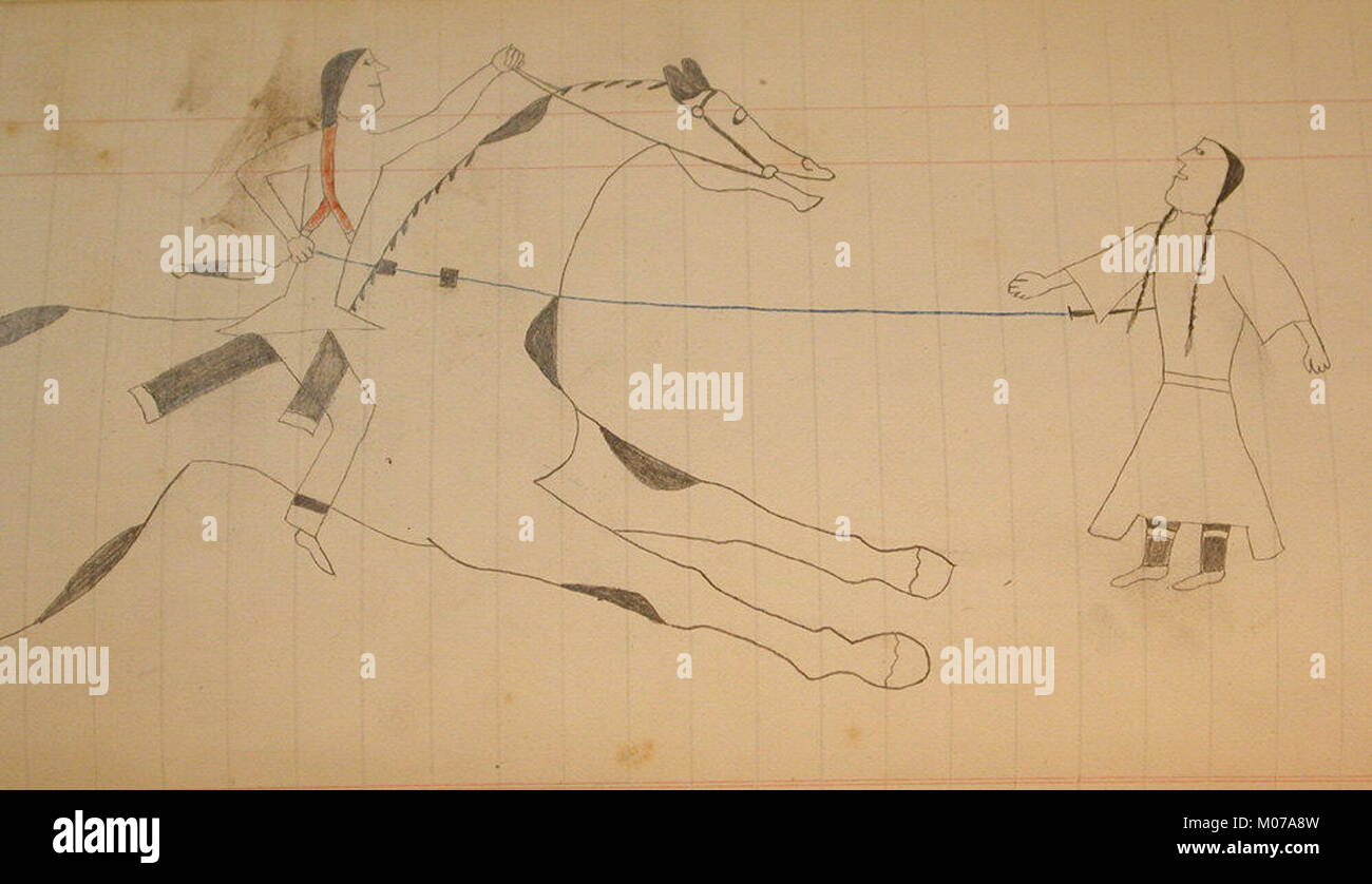 Ledger Drawing MET page106detail1 Stock Photo - Alamy