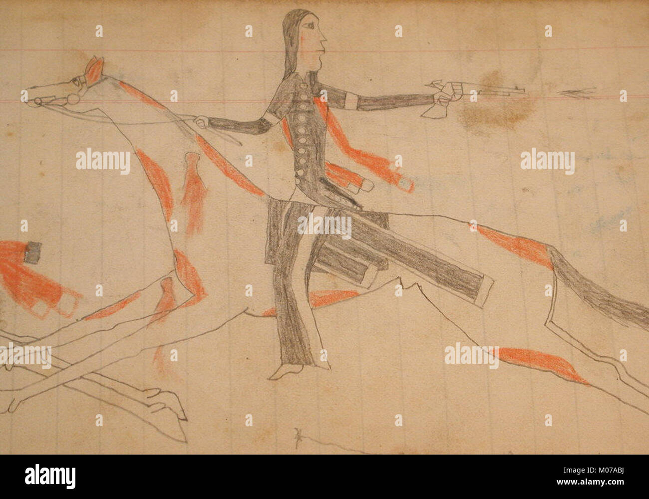 This ledger drawing, part of The Metropolitan Museum of Art's ...