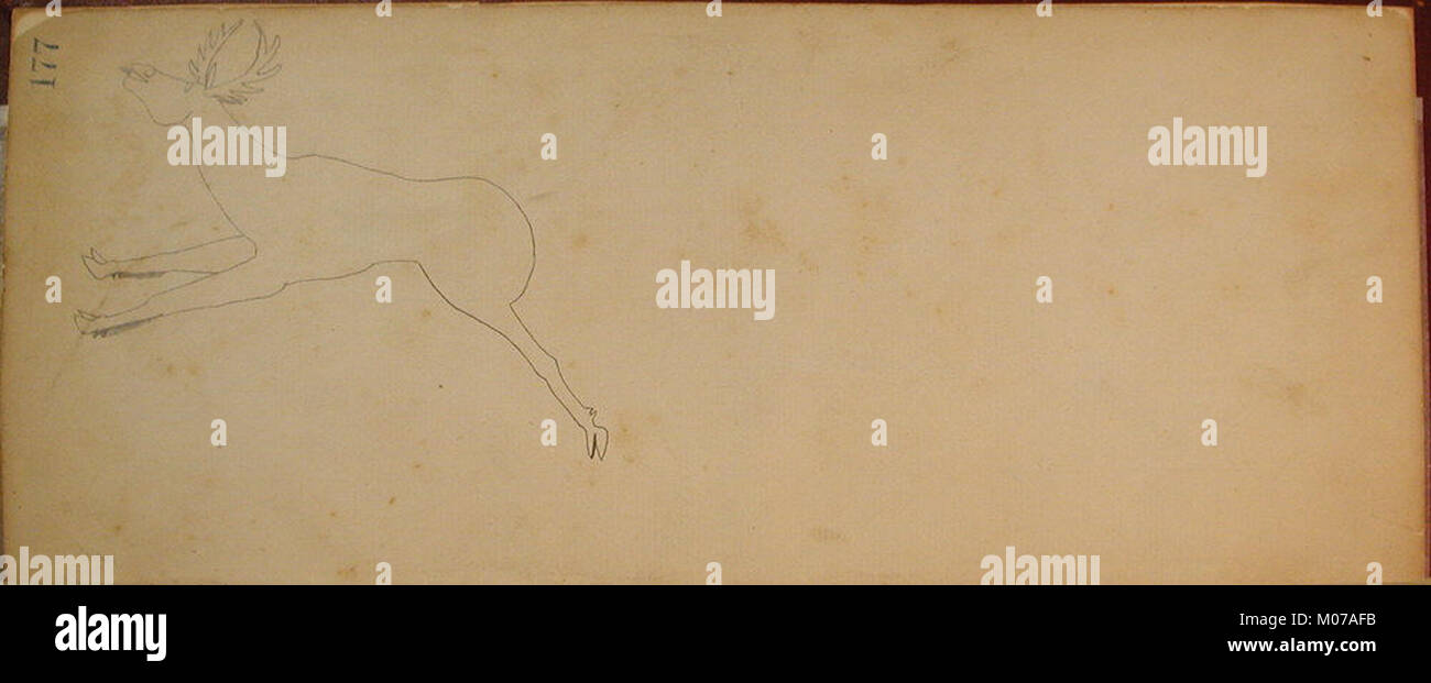 Ledger Drawing MET page177 Stock Photo - Alamy