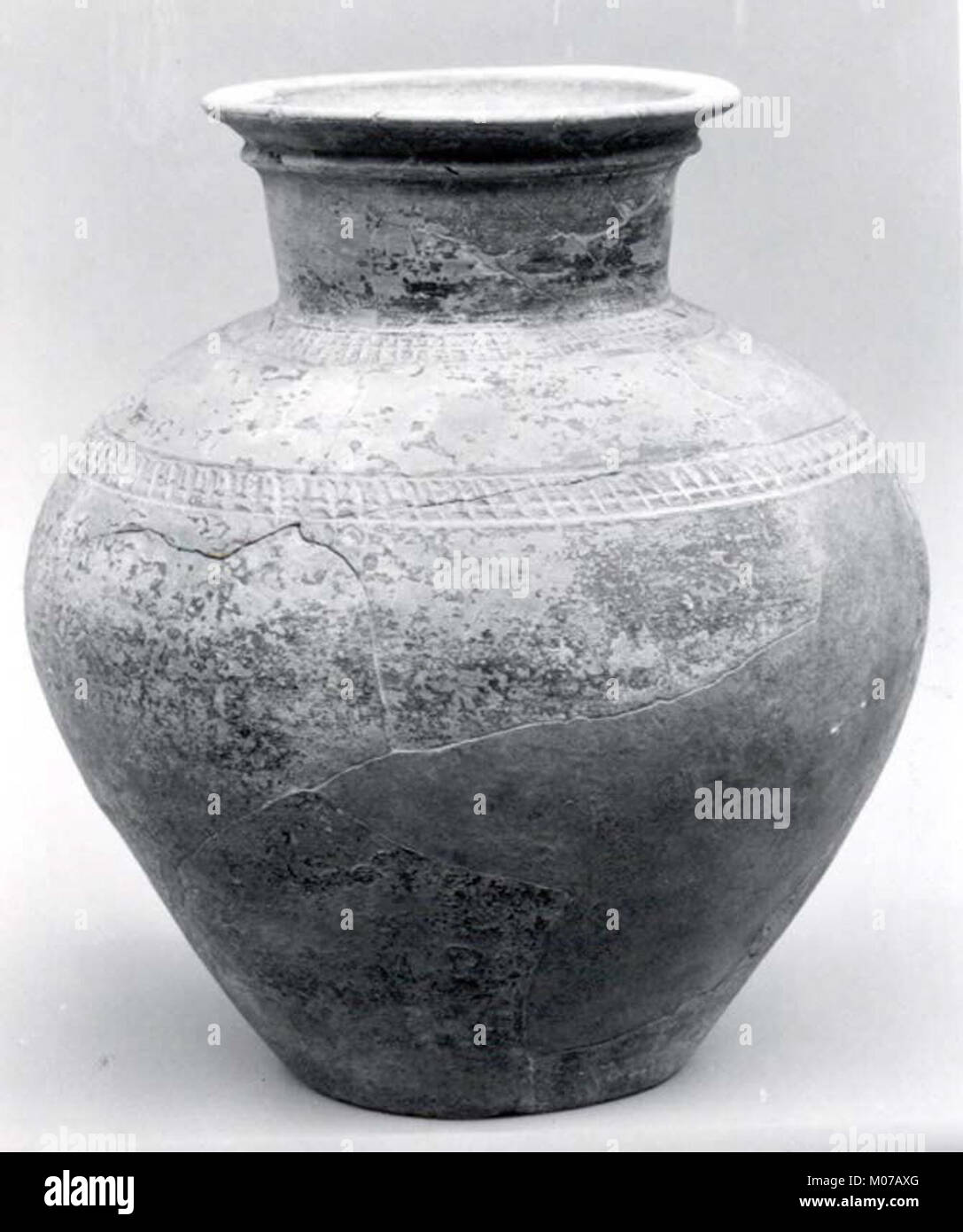 This jar, part of the MET collection, features intricate design work ...