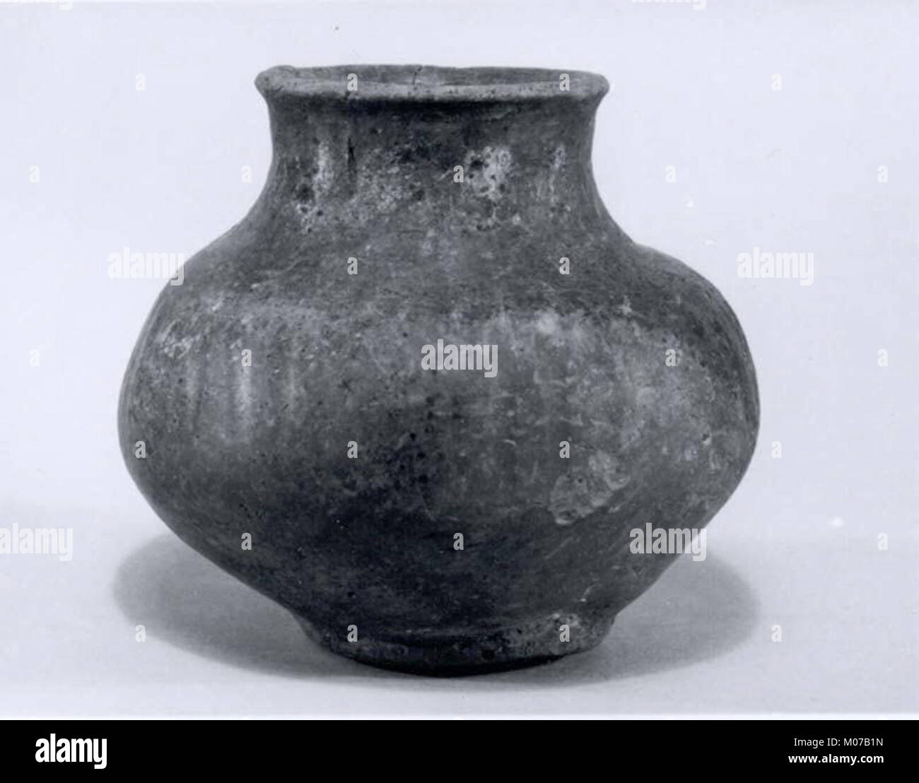 This ancient jar, made from ceramic, is a typical example of ...