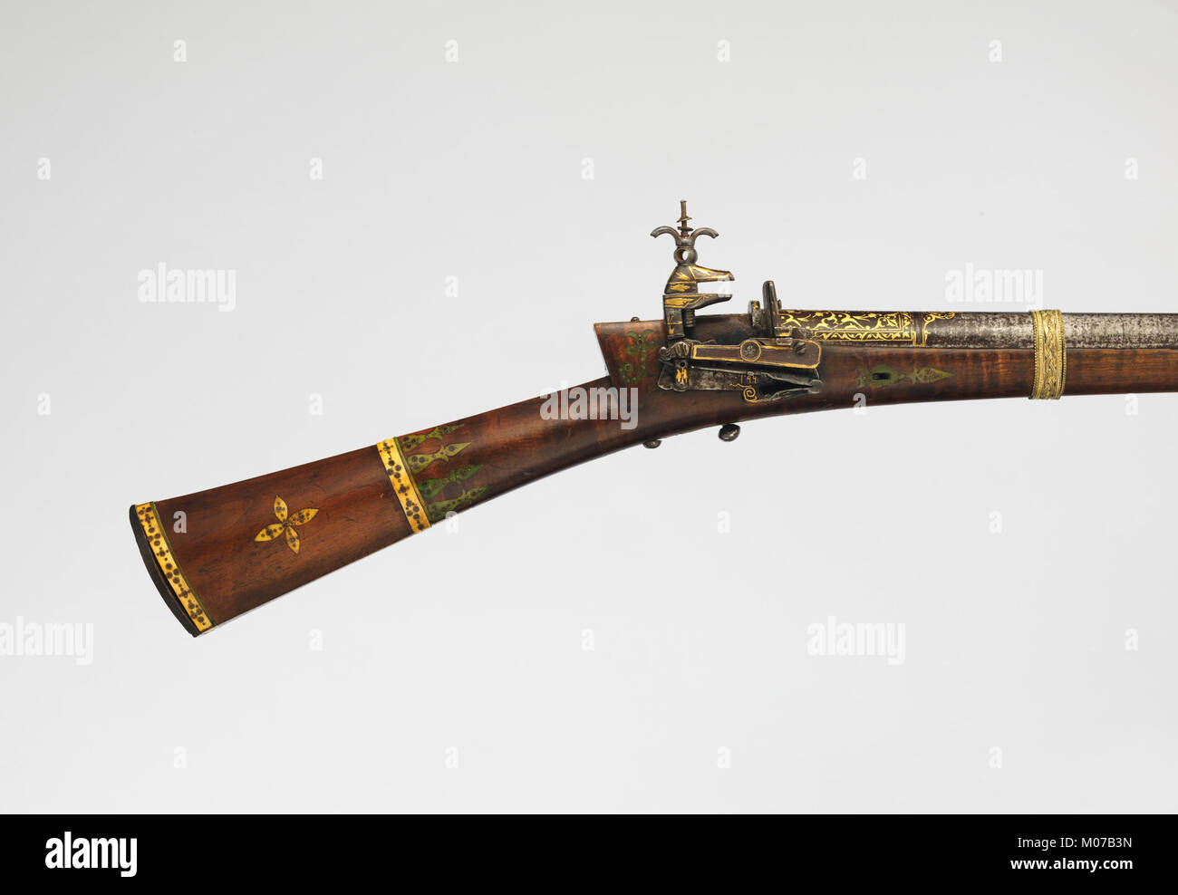 The Miquelet gun, a firearm known for its distinctive lock mechanism ...