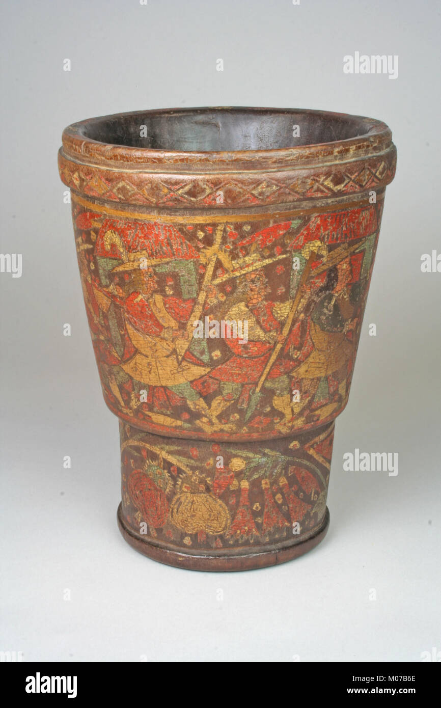 A Kero is a type of ceremonial drinking vessel from the Andes ...