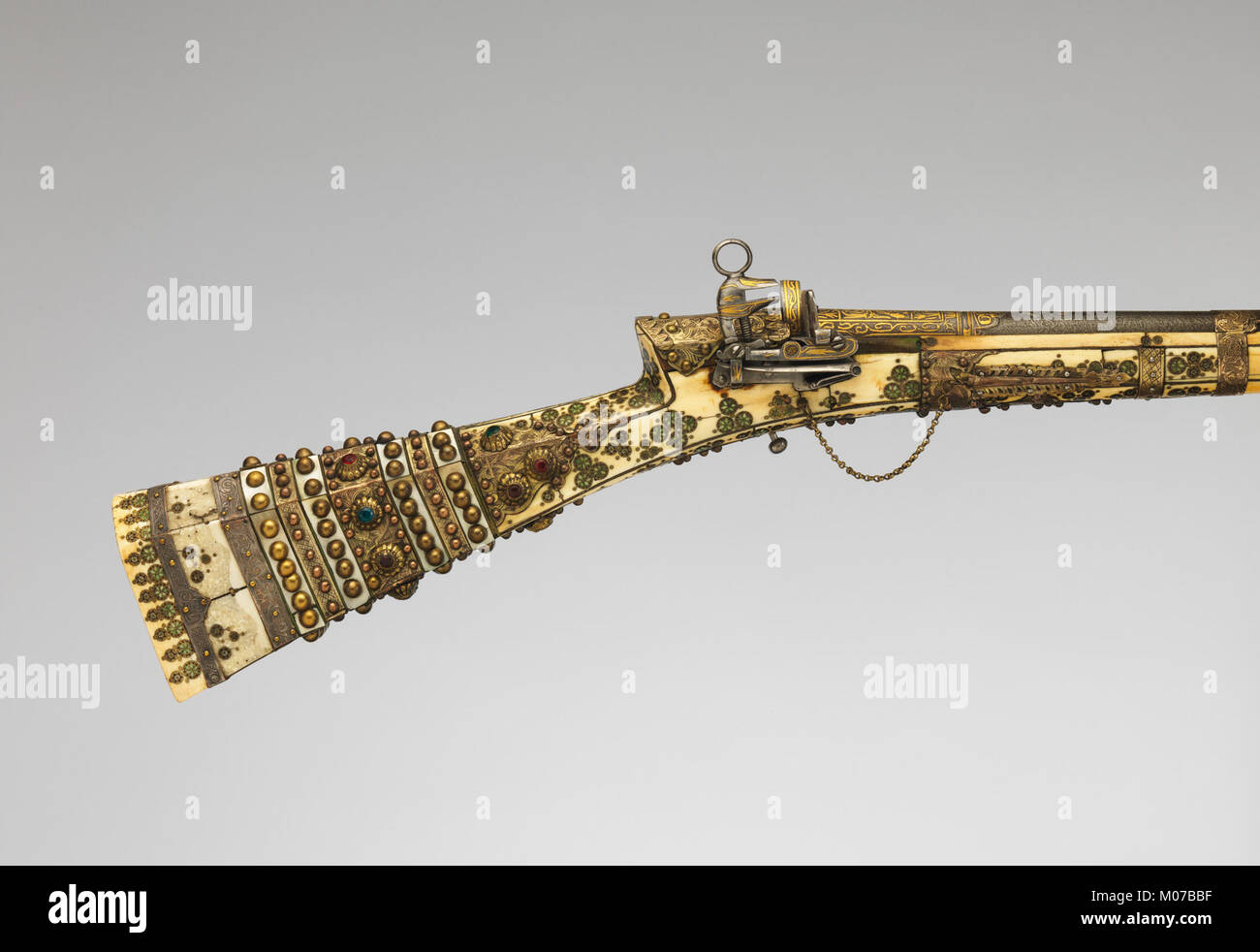 The Miquelet rifle, known for its intricate lock mechanism, is a prime ...