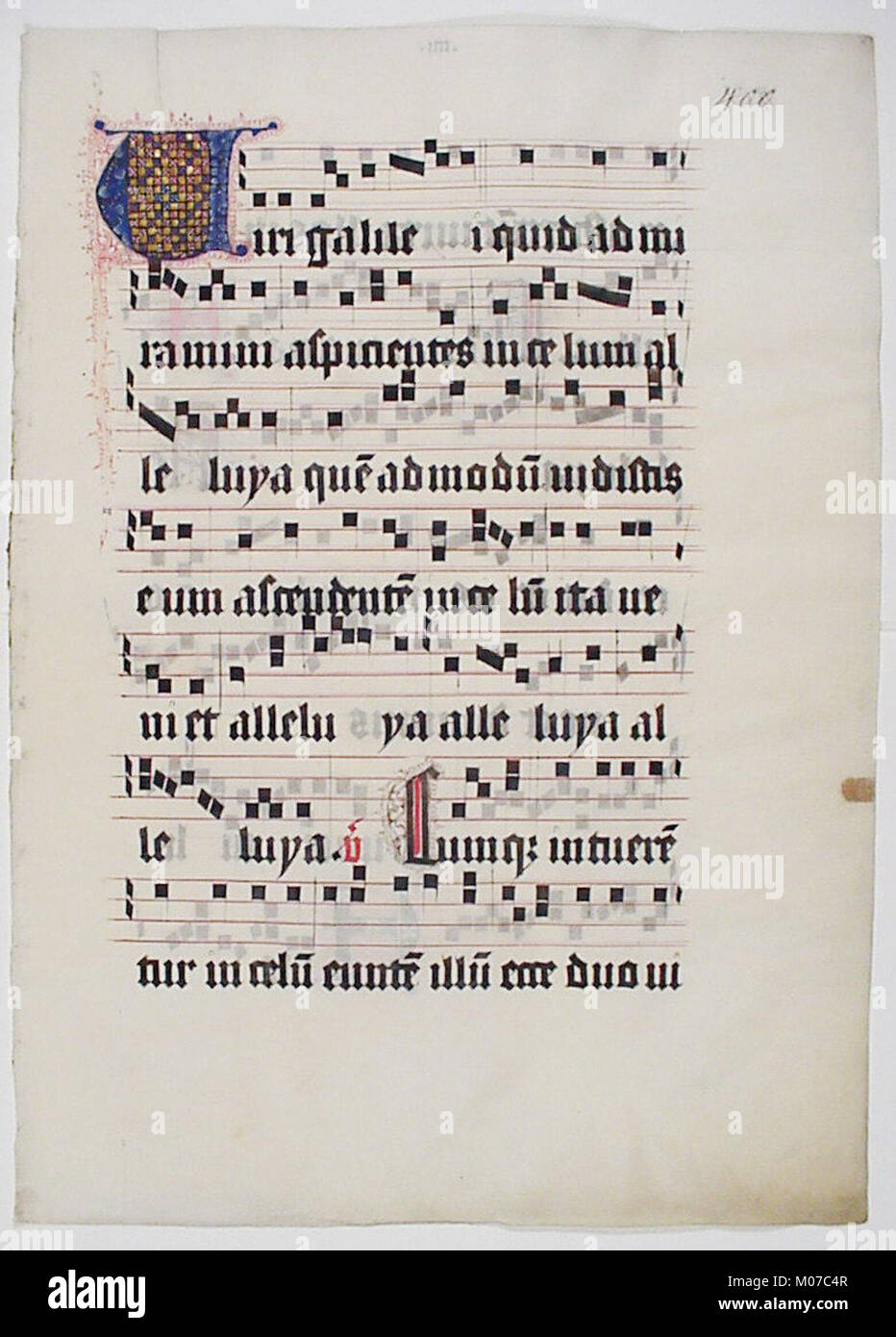 Gregorian chant manuscript hi-res stock photography and images - Alamy
