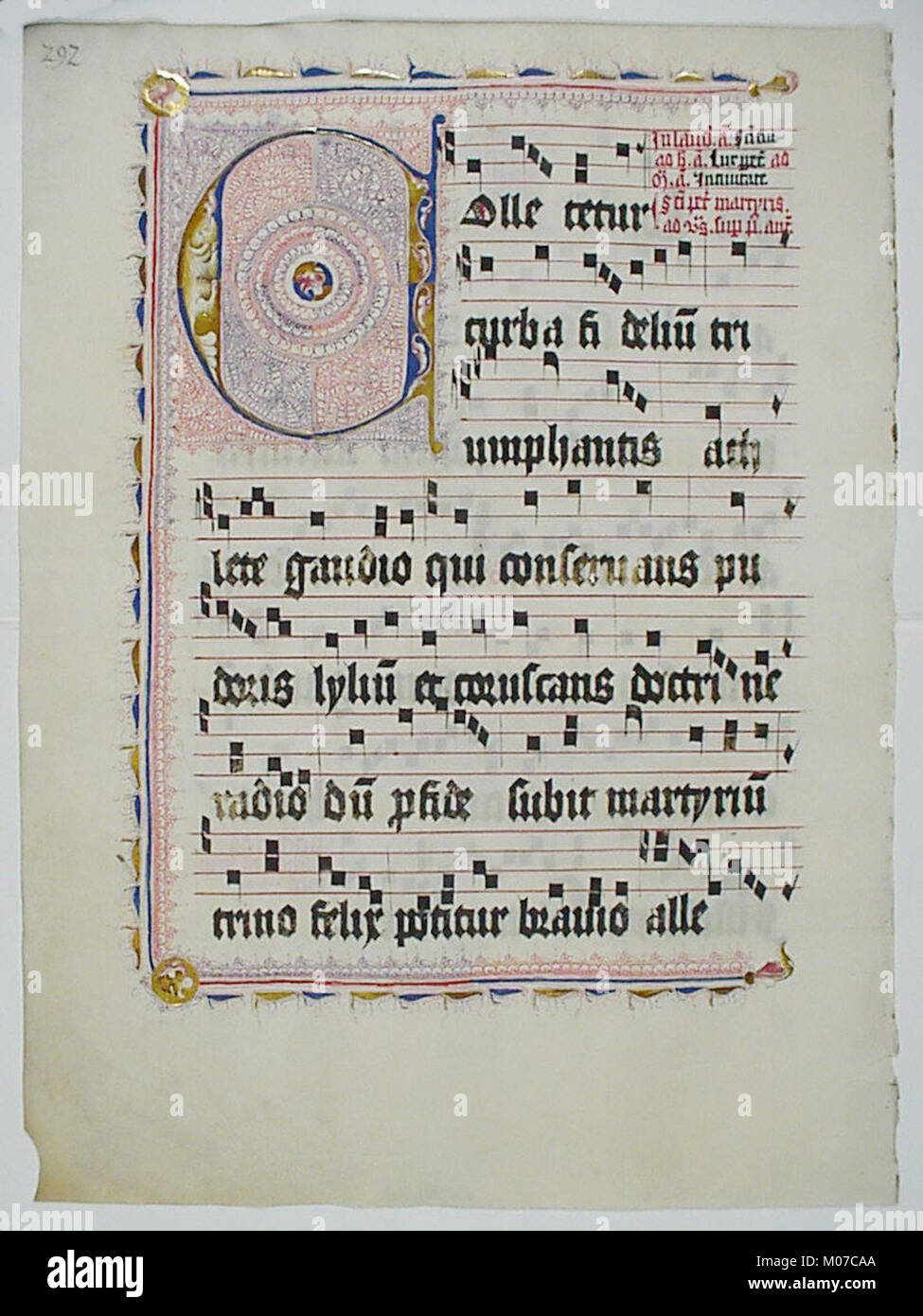 Ornate medieval manuscript features hi-res stock photography and images ...