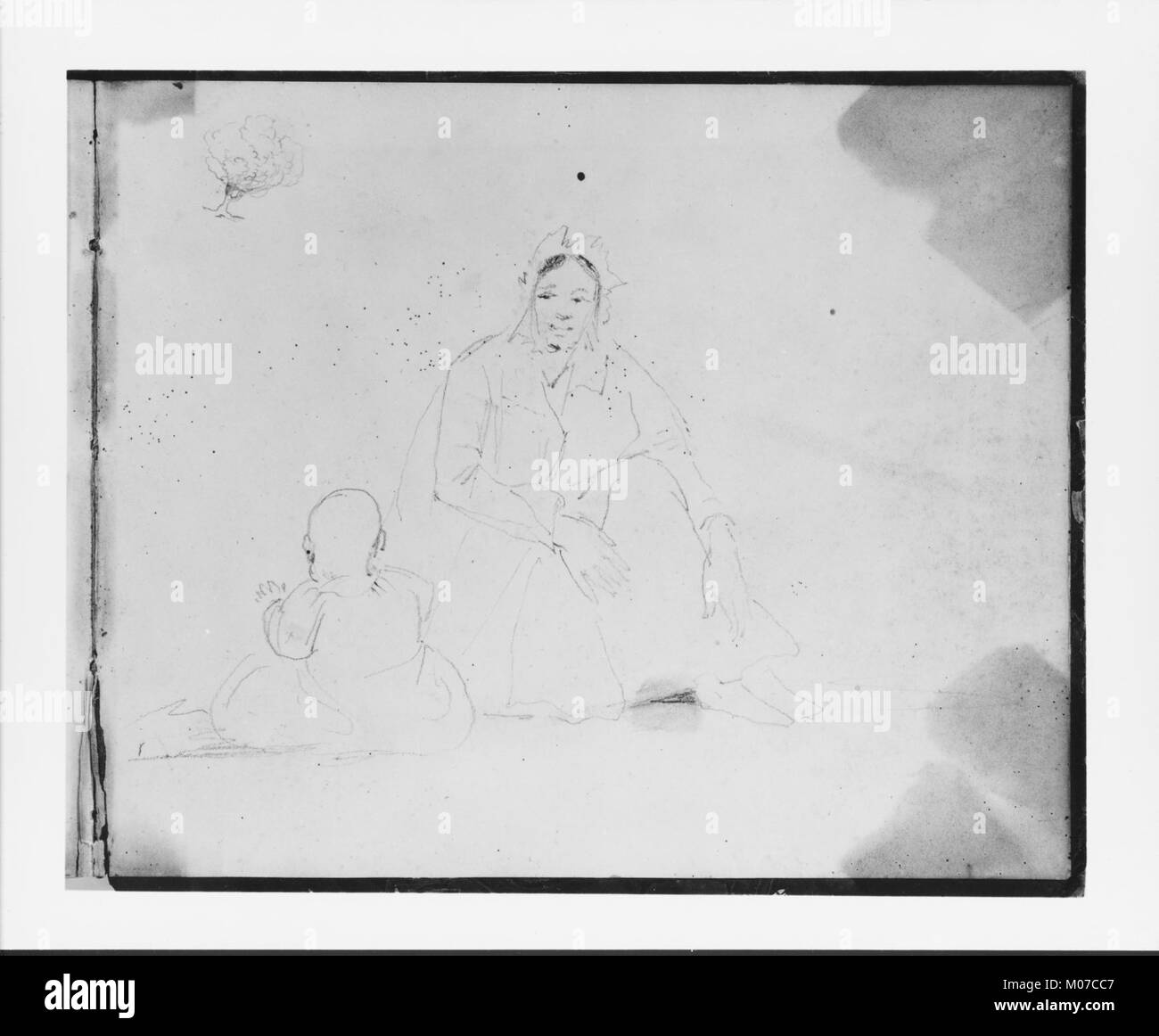 Creative child drawing in Black and White Stock Photos & Images - Alamy