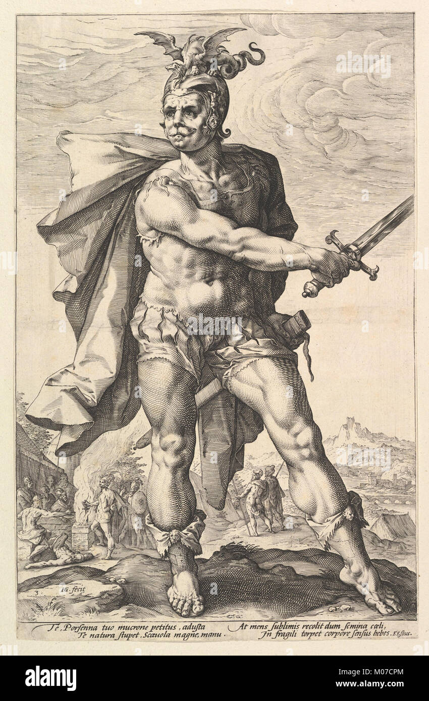 Mucius scaevola roman heroes hi-res stock photography and images - Alamy