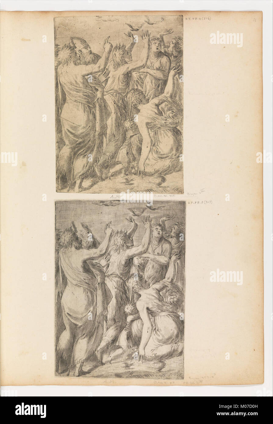 Moses Showing the Quails to the Israelites MET DP269451 Stock Photo - Alamy