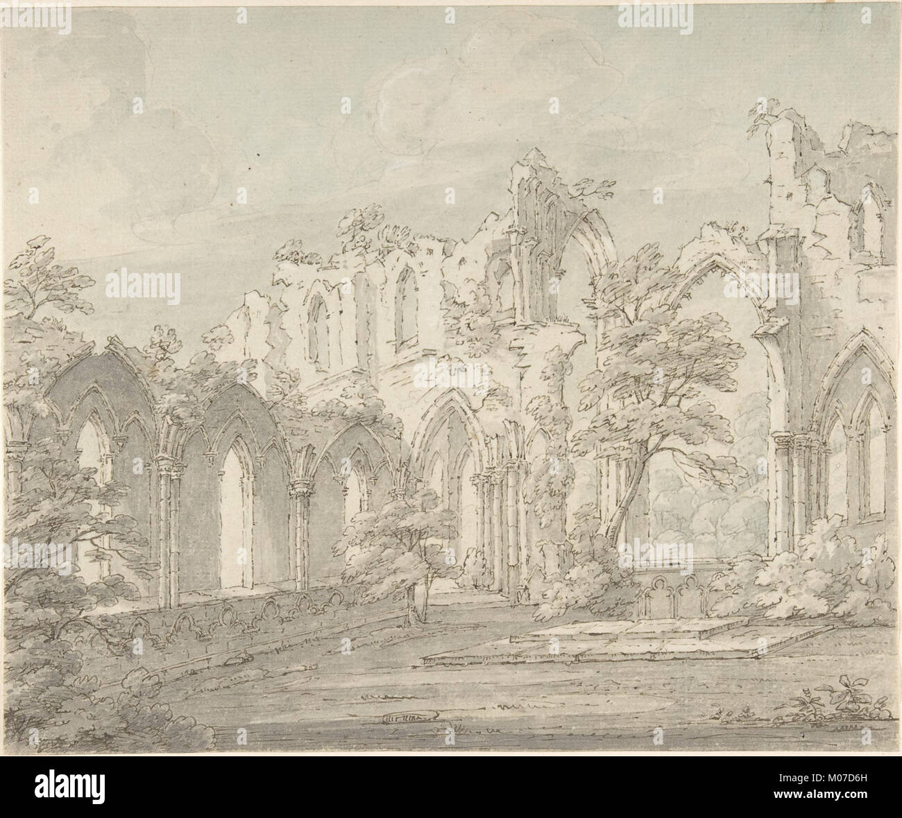 Interior of fountains abbey hi-res stock photography and images - Alamy