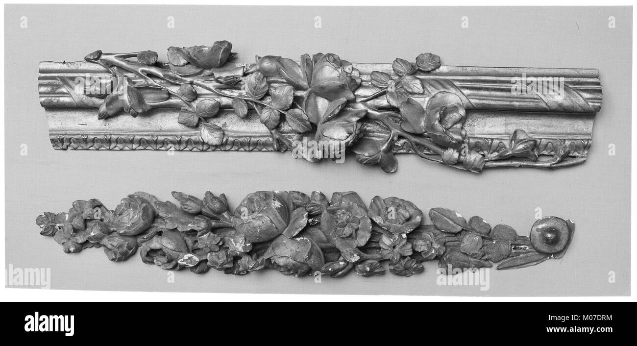 This molding fragment is a piece of ornamental architecture, showcasing ...