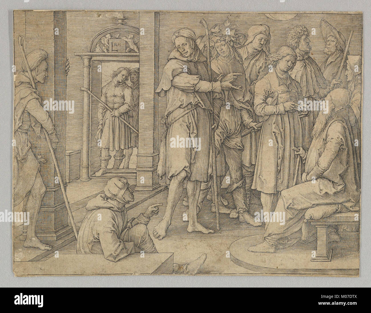 This artwork depicts the biblical moment when Joseph shares his dream ...