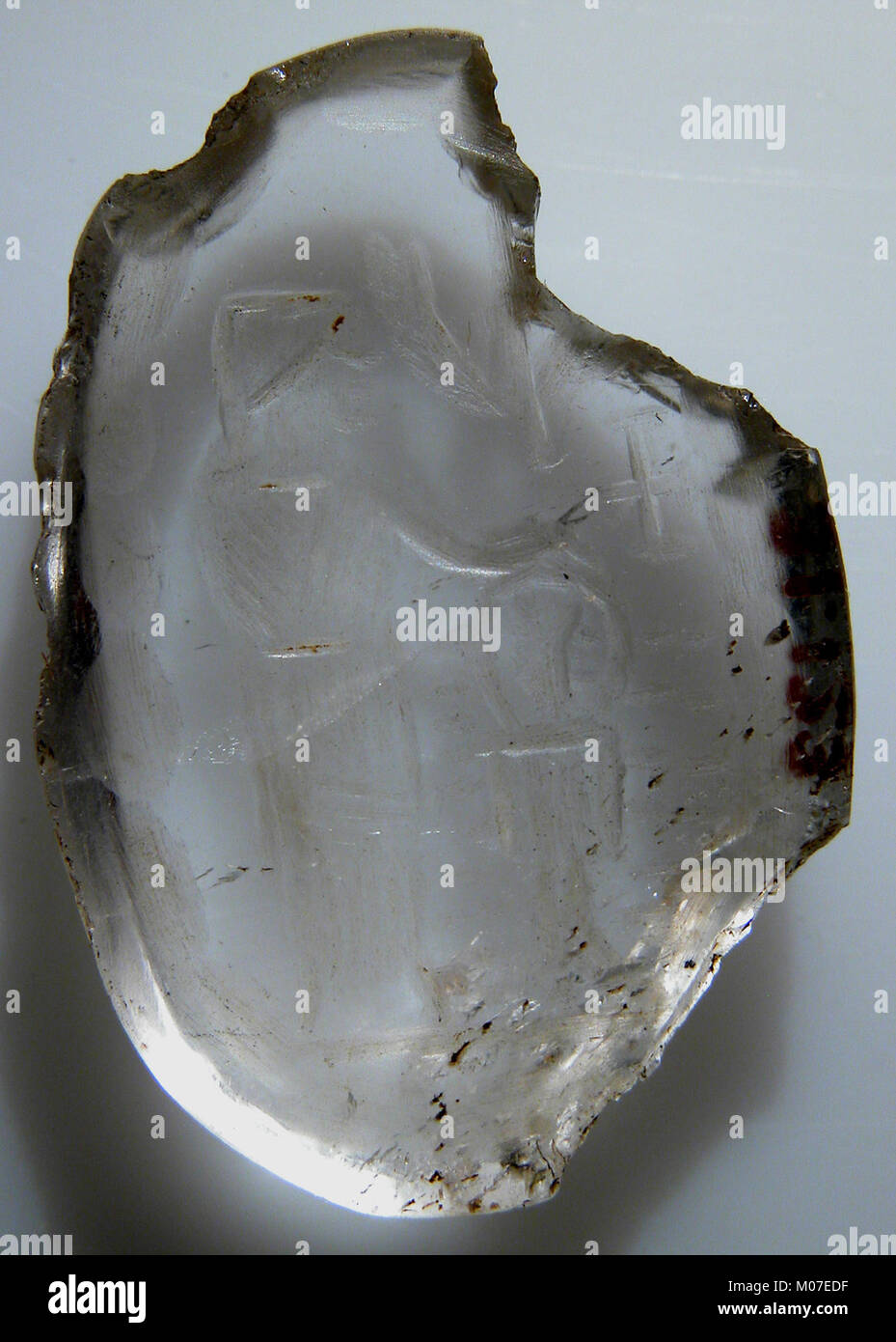 The intaglio print demonstrates fine carving, depth, and artistic skill ...