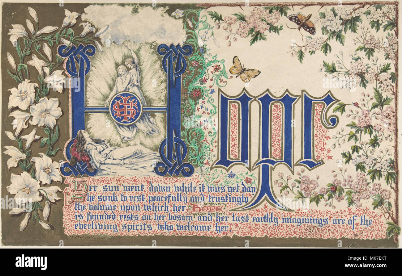 The painting 'Hope' in the MET collection conveys a powerful message ...