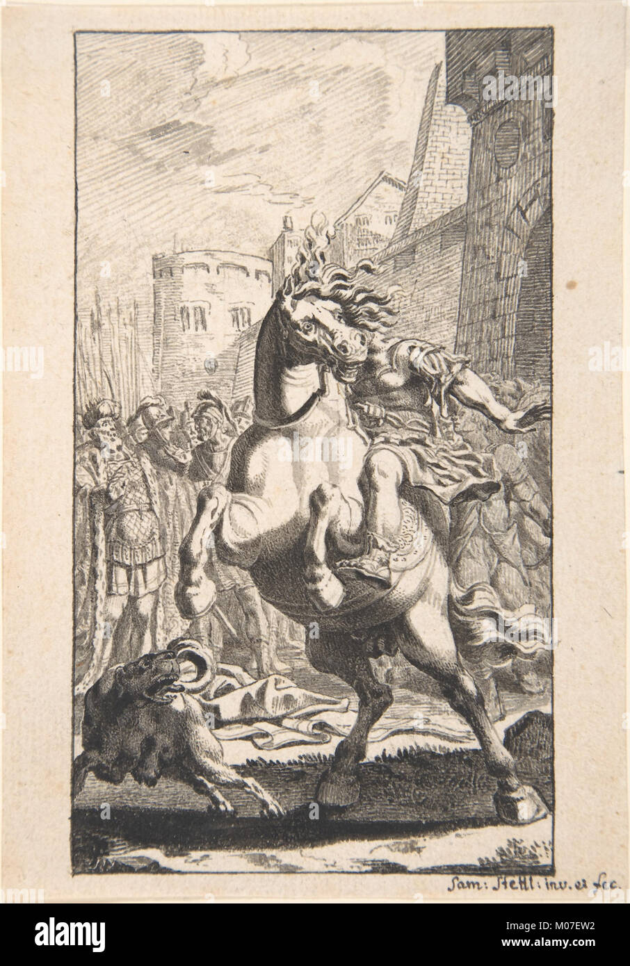 The sculpture of Marcus Curtius represents a key figure in Roman ...