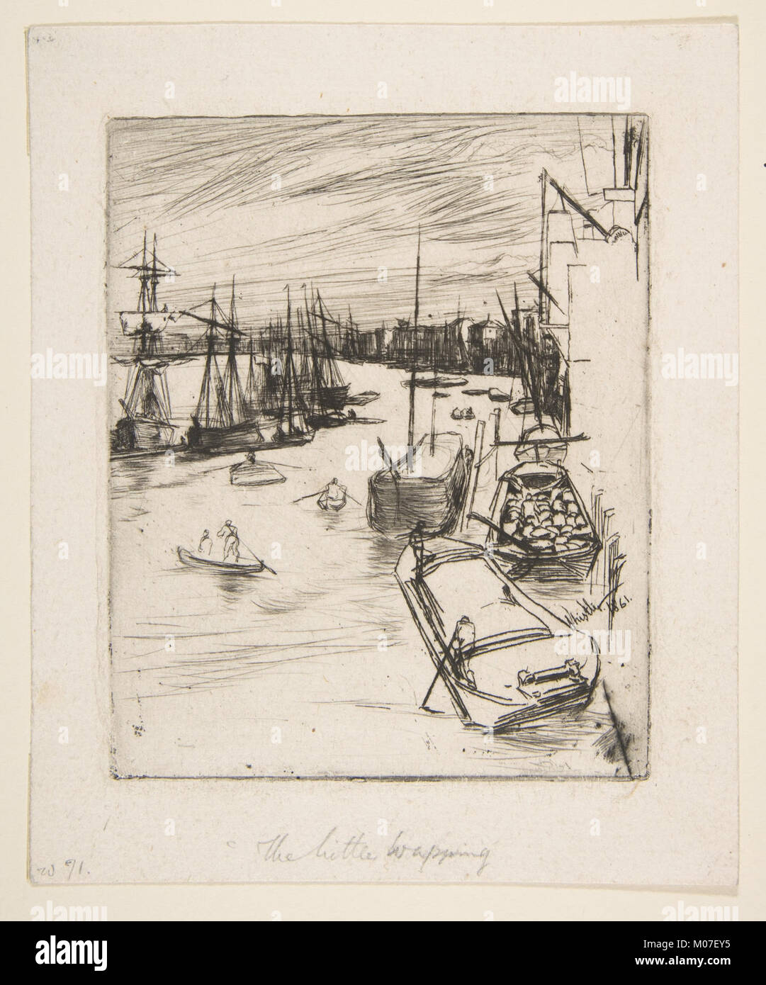 This artwork depicts the Little Wapping area, also known as Little ...