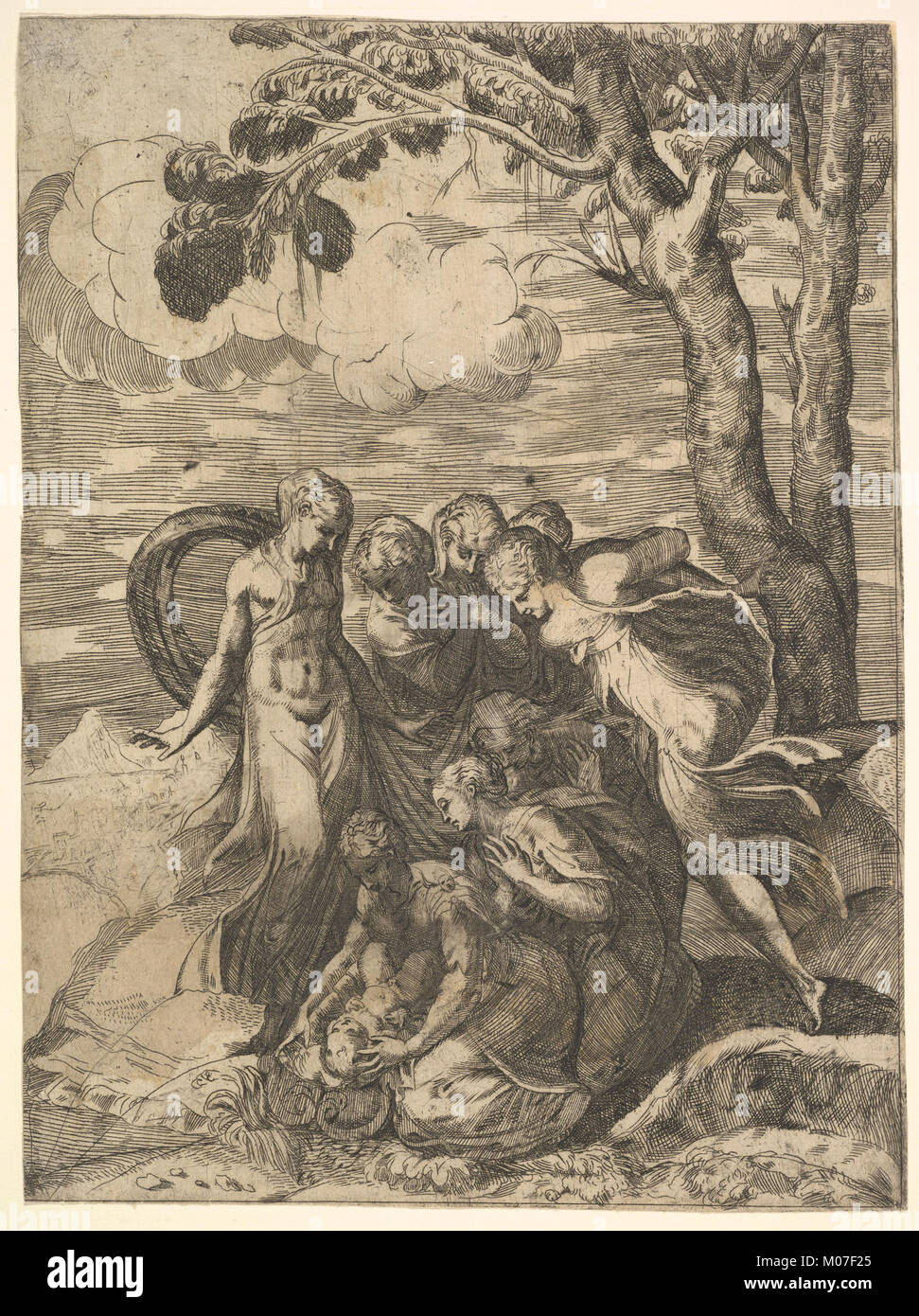 Moses Rescued from the Nile MET DP822194 Stock Photo - Alamy