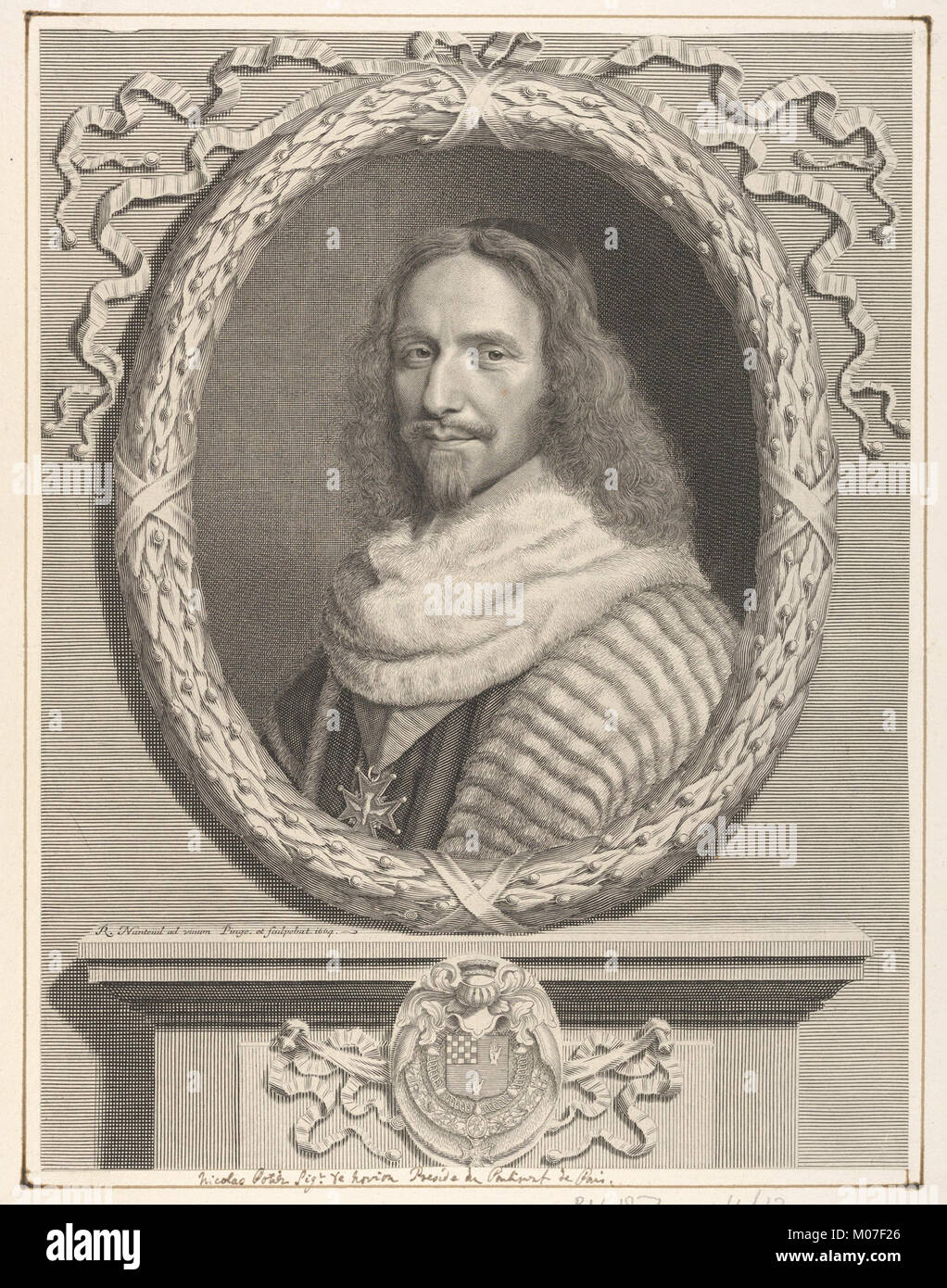 This portrait of Nicolas Potier de Novion in the MET collection shows ...