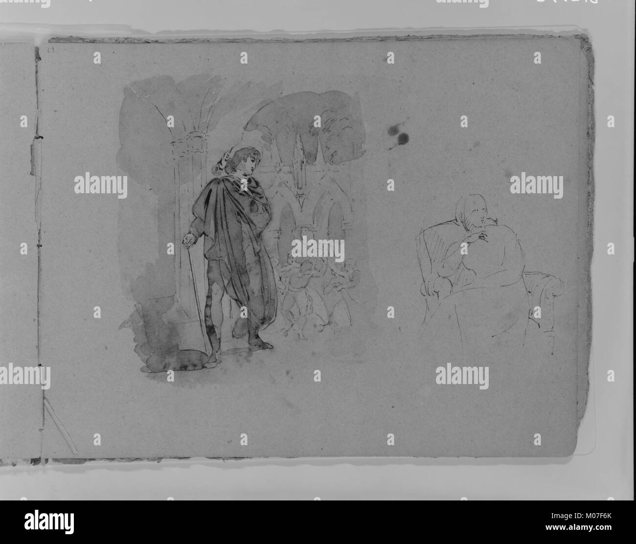 Man holding staff seated hi-res stock photography and images - Alamy