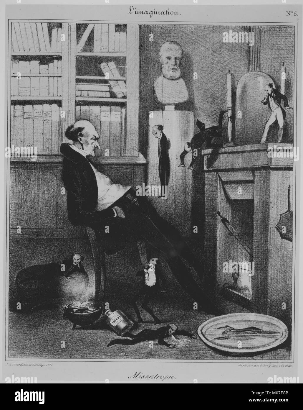 1832 political cartoon hi-res stock photography and images - Alamy