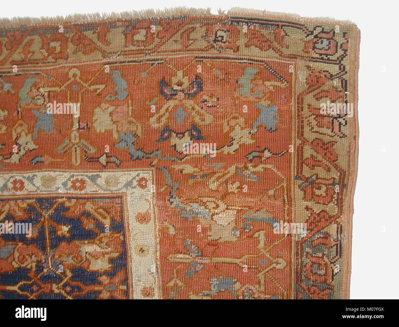 This Ushak carpet shows a lotus pattern, reflecting Ottoman Turkish ...