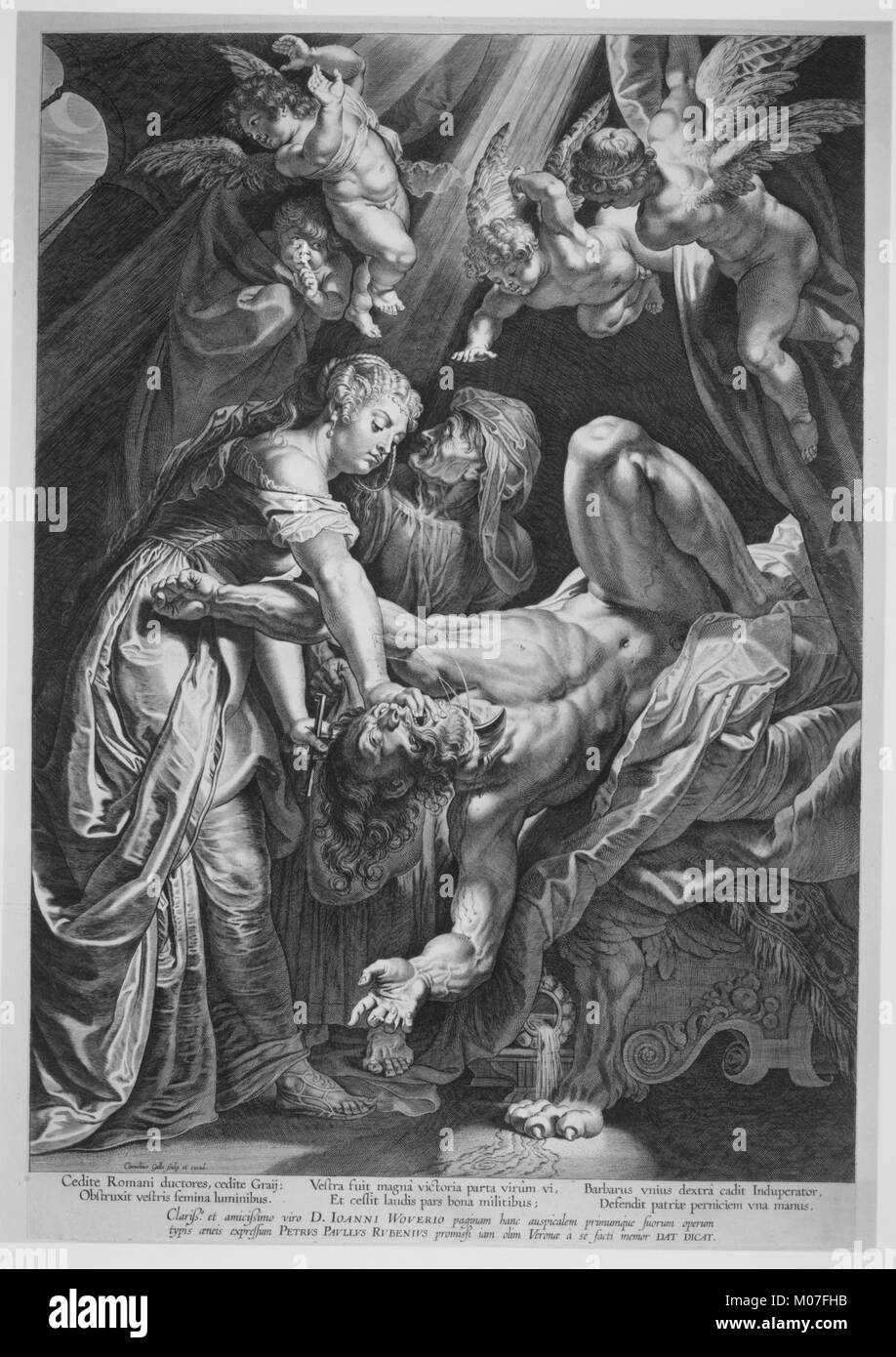 Assyrian general holofernes Black and White Stock Photos & Images - Alamy