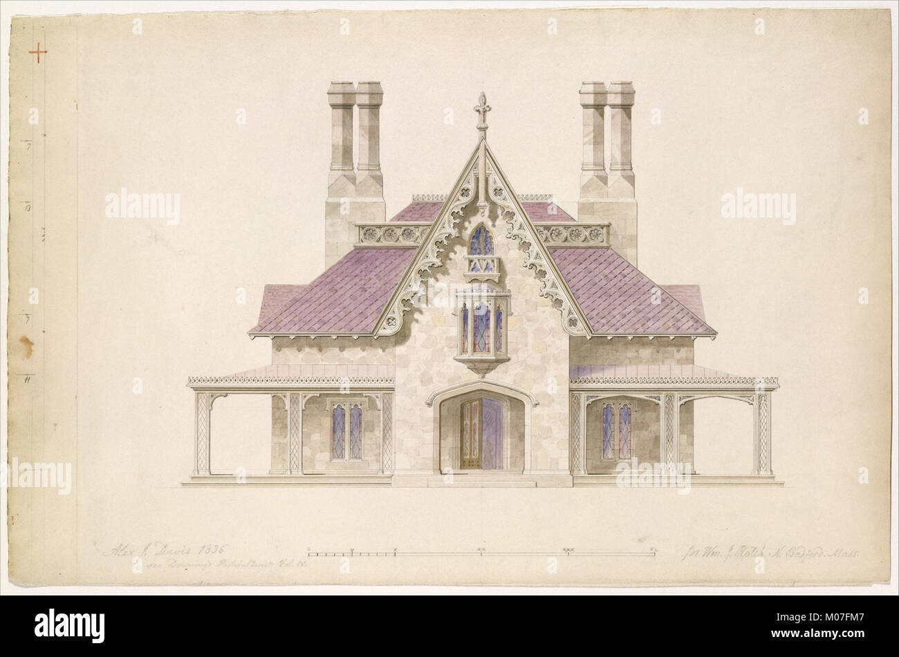 Architectural drawing shows house hi-res stock photography and images ...