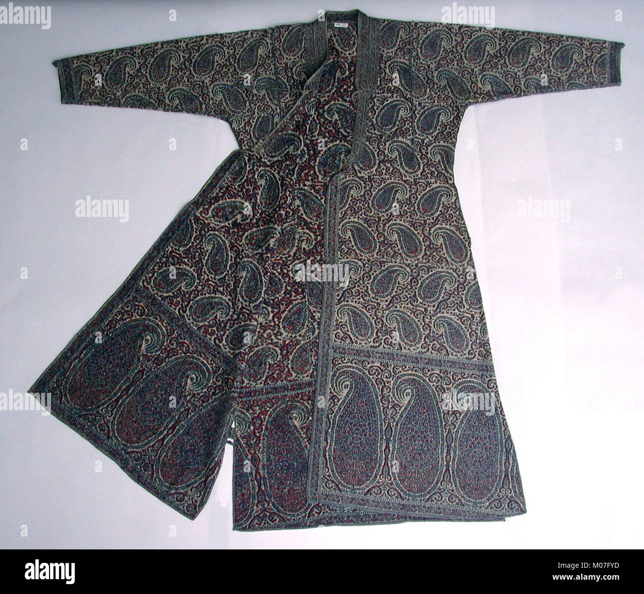 A Choga coat, a traditional Central Asian men's garment, displaying ...