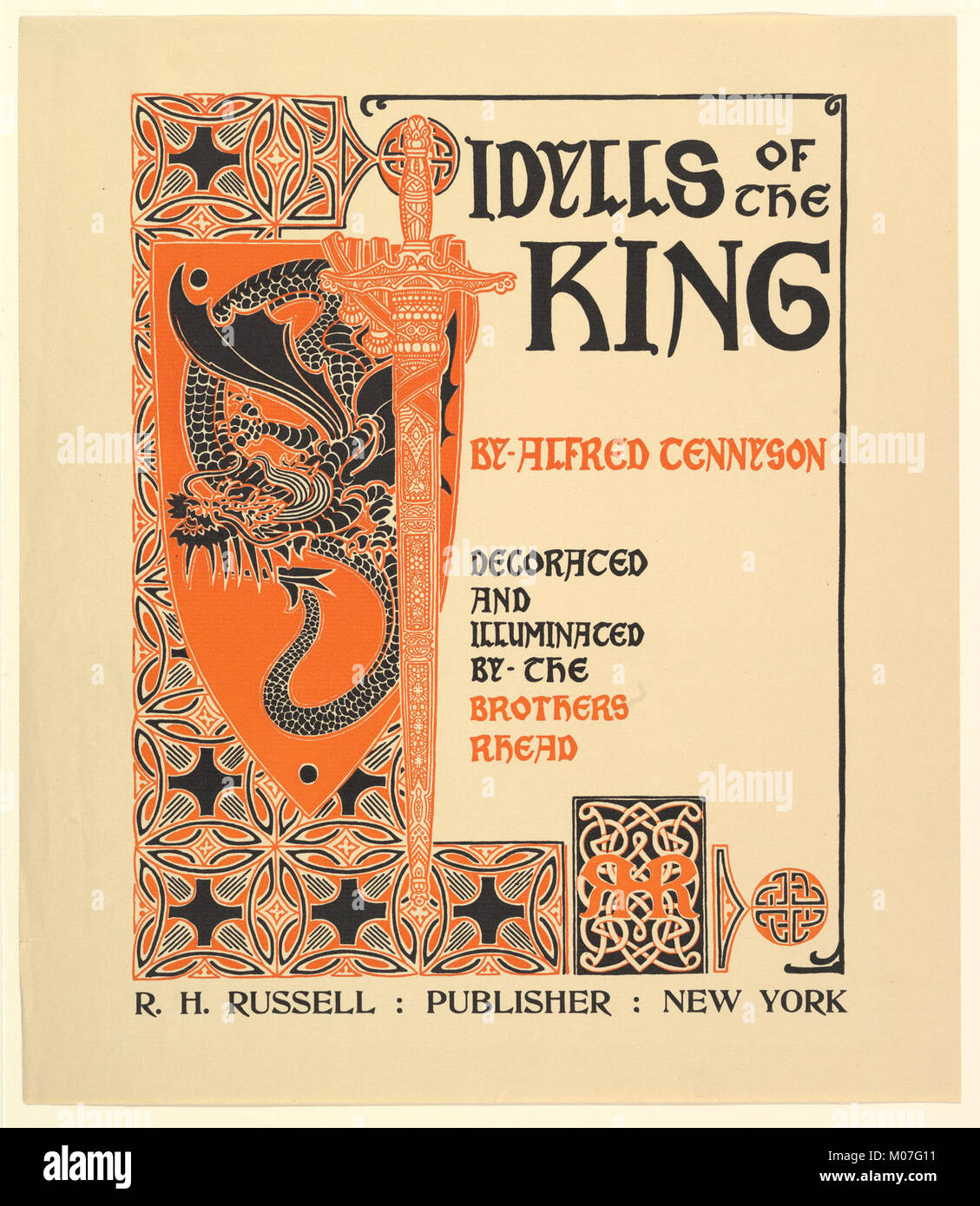 This edition of 'Idylls of the King' by Alfred Tennyson, part of the ...