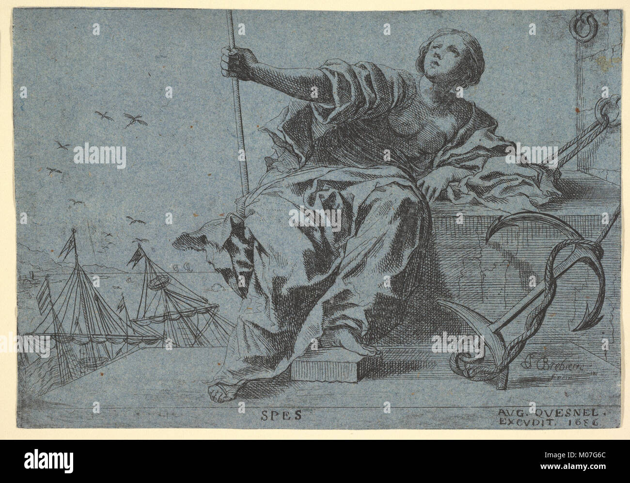 A representation of hope, possibly an allegorical or symbolic piece ...
