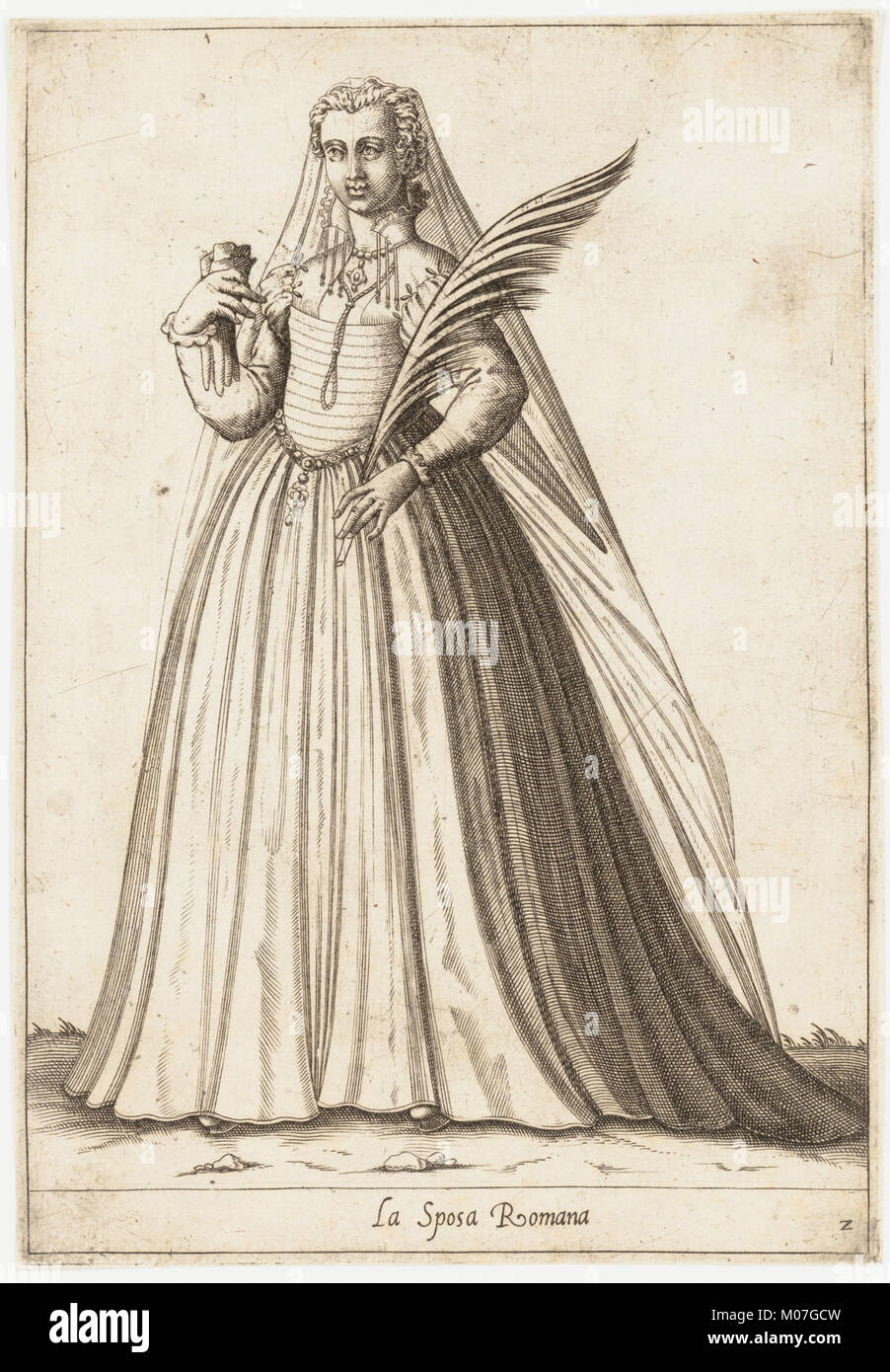 La Sposa Romana, or 'The Roman Bride,' is a work of art featuring a ...