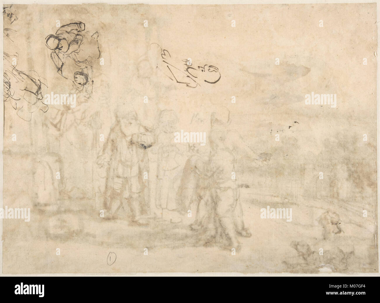 This artwork by an unknown artist depicts Jacob receiving Joseph's ...