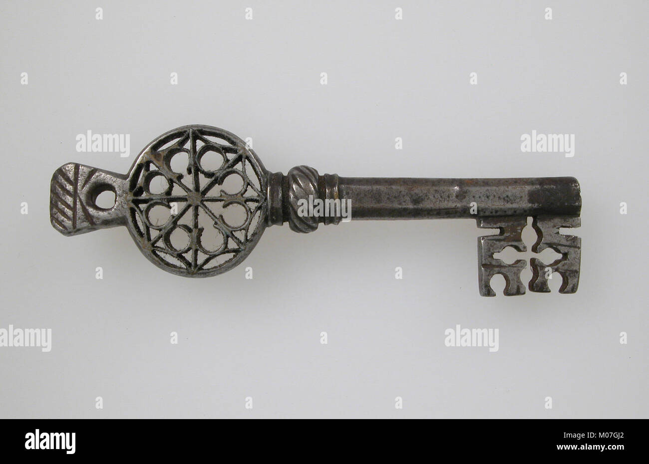 This key is a historical object, possibly related to an ancient lock ...
