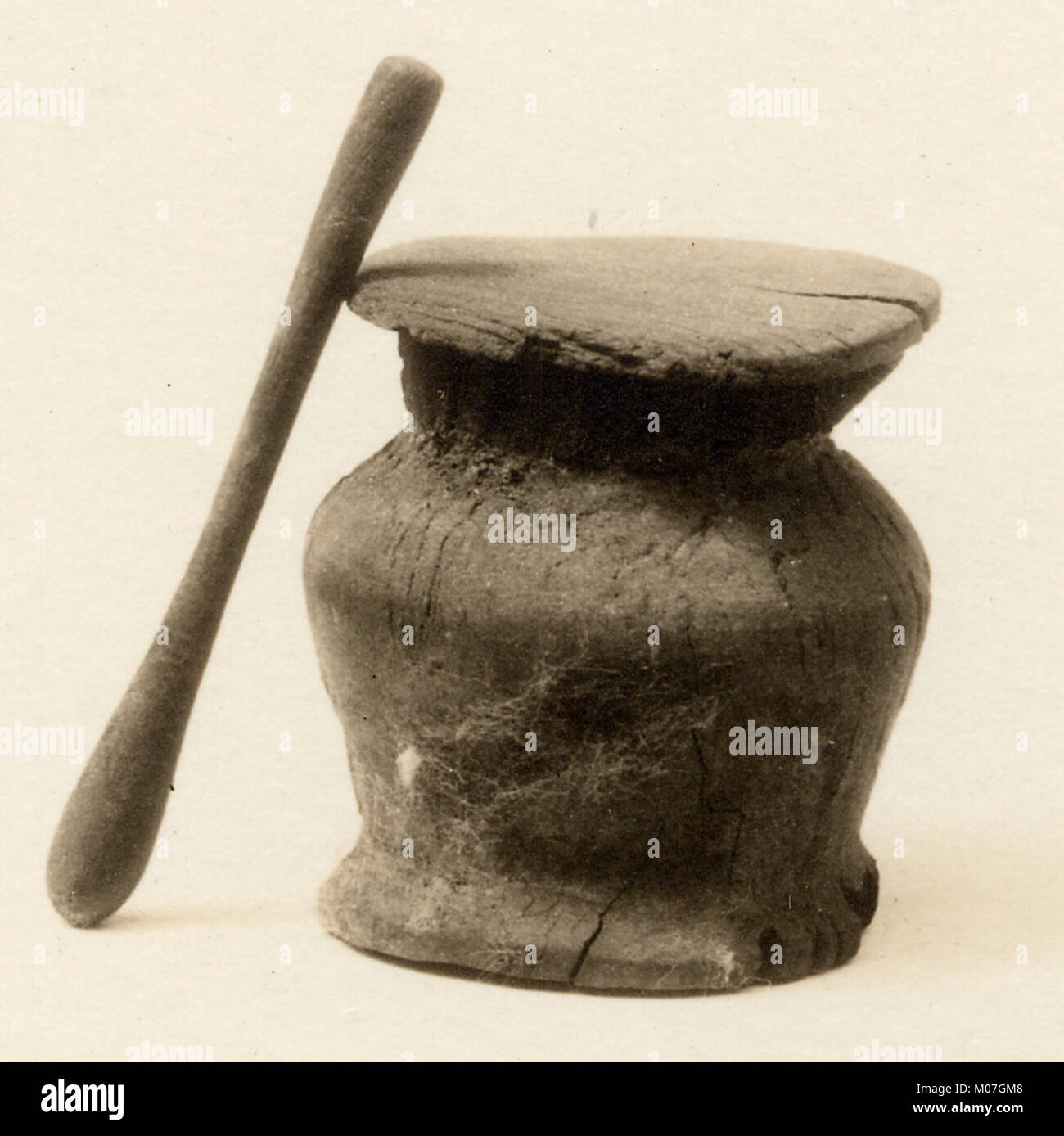 This kohl jar, with a stick, was used in ancient times for applying ...
