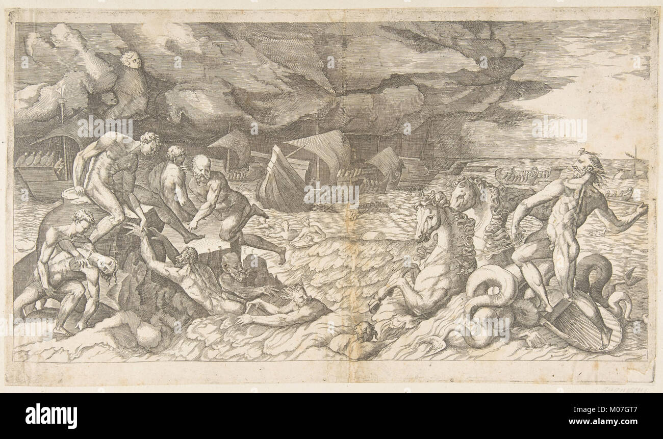 Neptune calming the tempest hi-res stock photography and images - Alamy