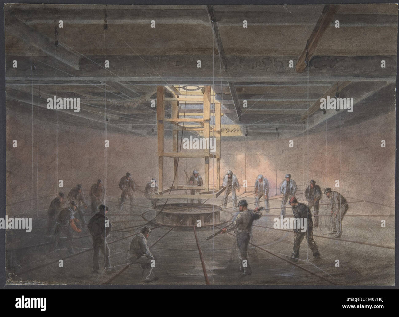 This image shows the interior of one of the tanks aboard the Great ...