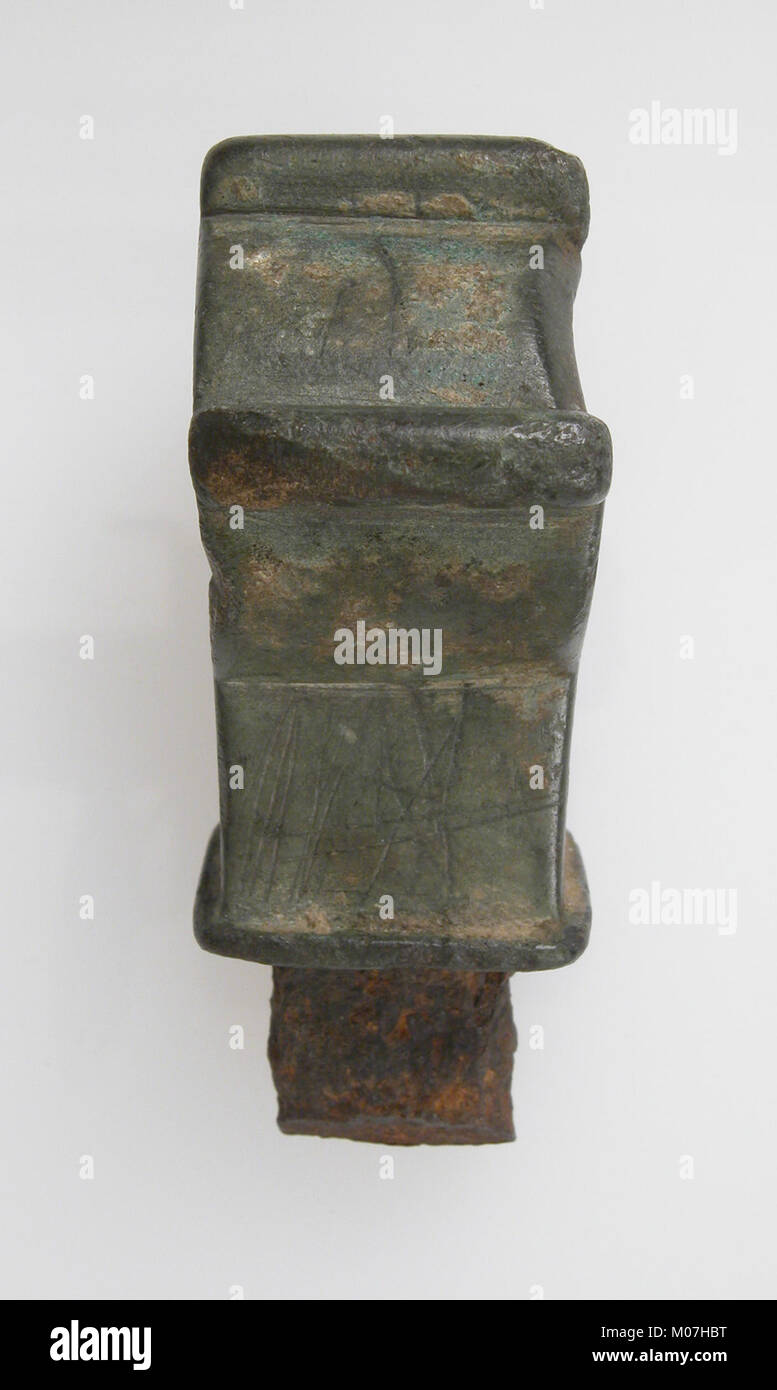 This key-handle is a functional and decorative object, showcasing ...