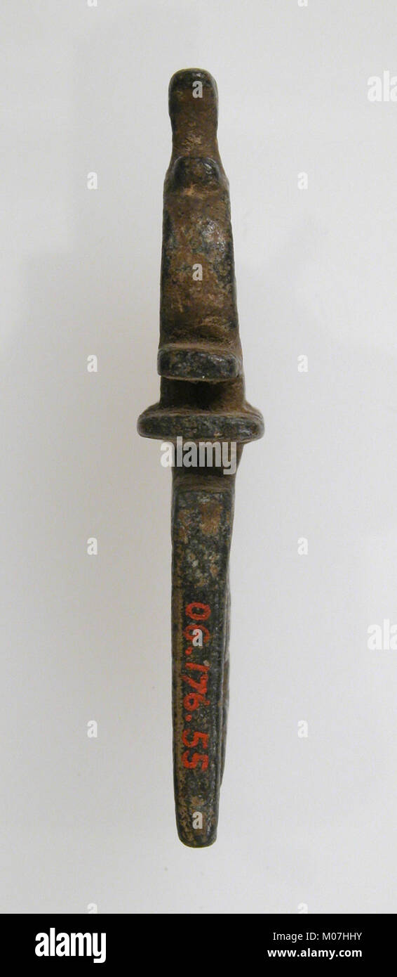 A key latch, likely used as a mechanism for securing doors or gates ...