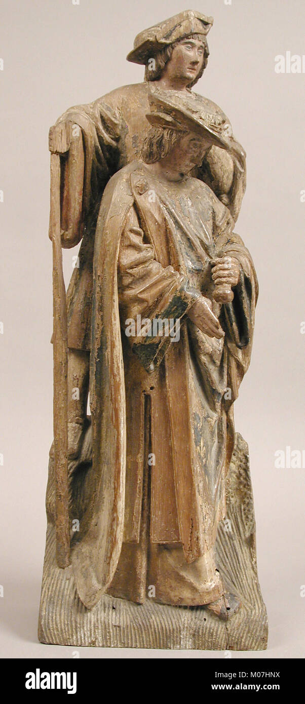 A historical depiction of King Clothar II with an attendant ...