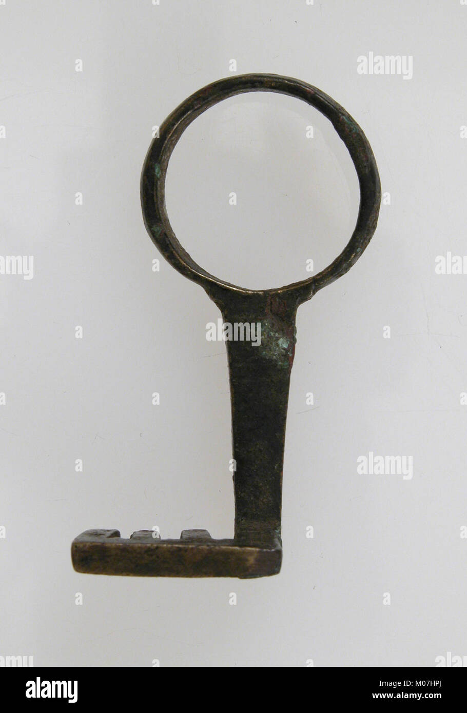 A historical key illustrating metalwork craftsmanship and functional ...