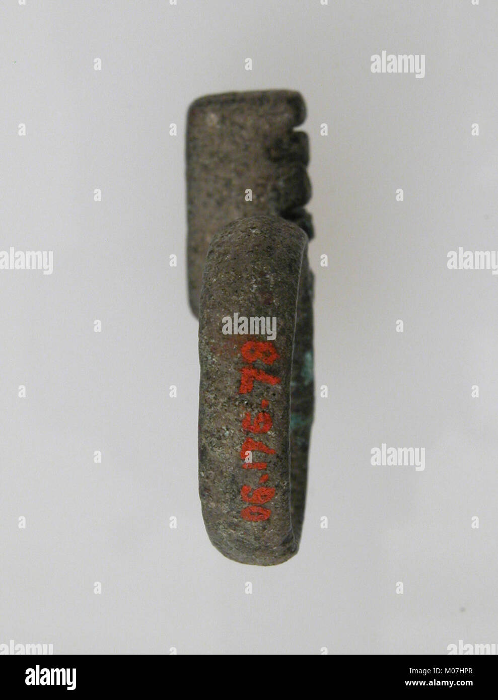 This key, an example of historical metalwork, is a functional object ...