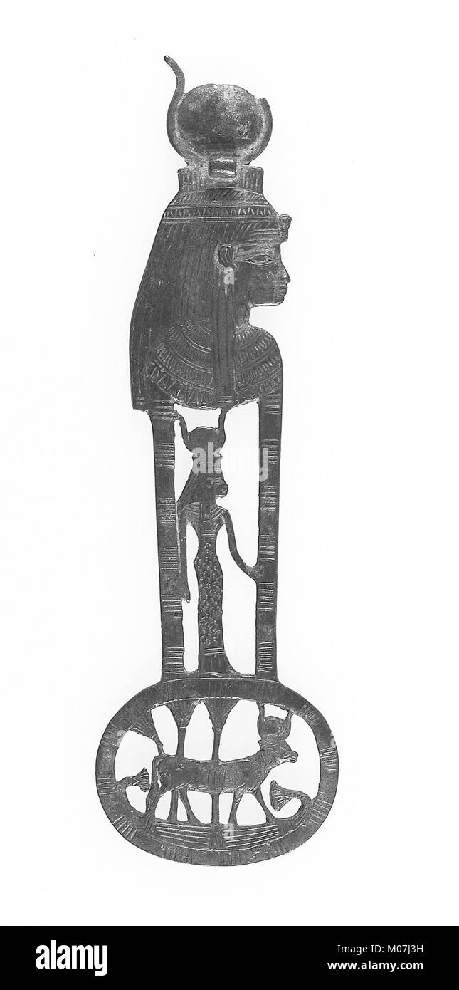 The Menat counterpoise is an ancient Egyptian ritual object depicting ...