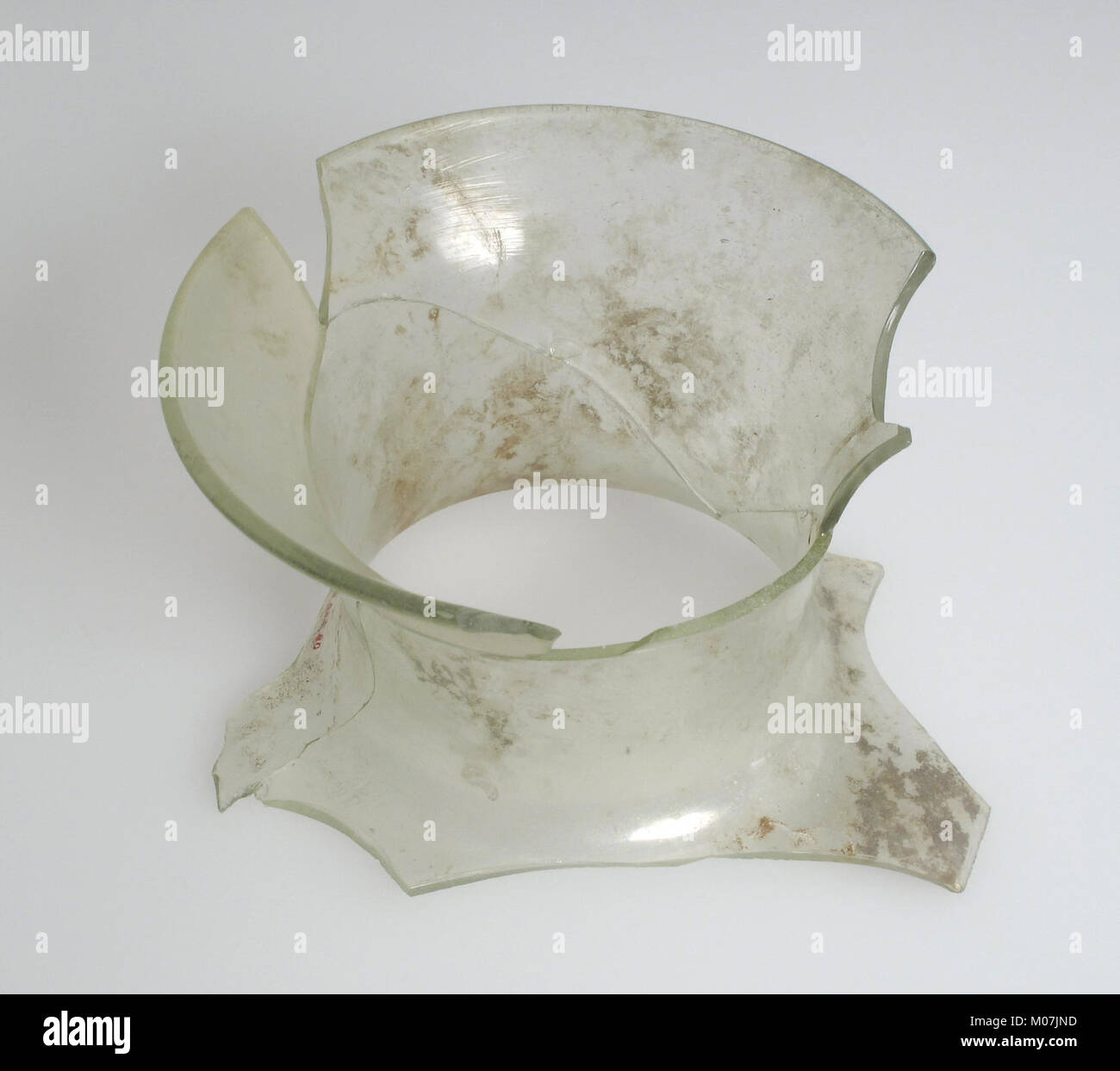 This neck fragment of a vessel showcases the fine details and ...