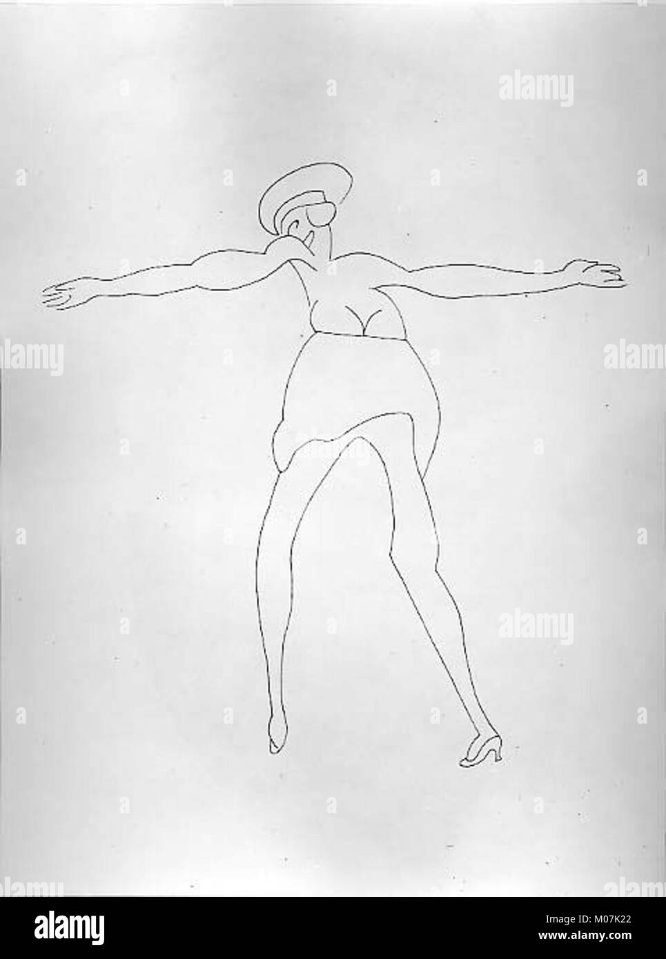 This artwork depicts the National Winter Garden Burlesque III, an ...