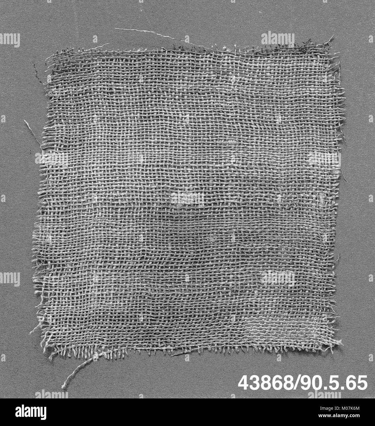 Mummy Cloth Fragment MET 43868 Stock Photo - Alamy