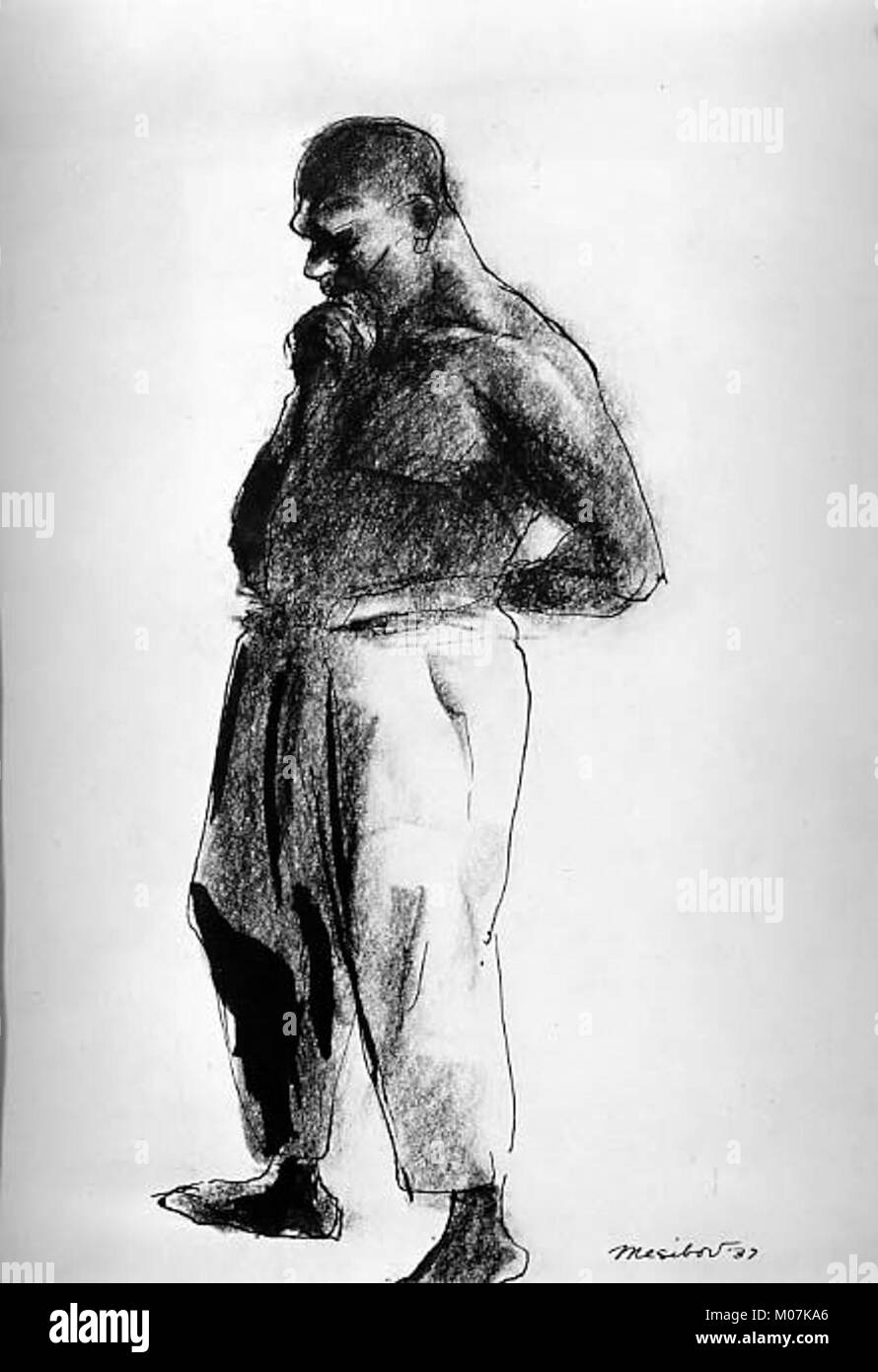 Negro Standing MET sf43.46.12 Stock Photo - Alamy