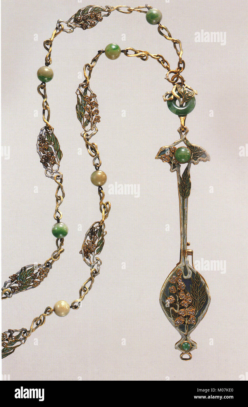 Lorgnette and chain MET 65.154ab Stock Photo - Alamy