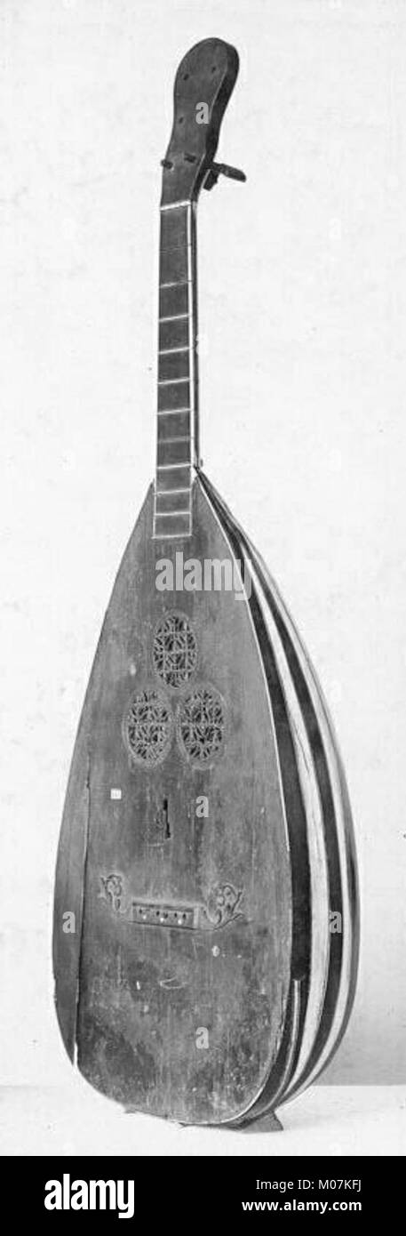 A historical lute, preserved in The Metropolitan Museum of Art ...